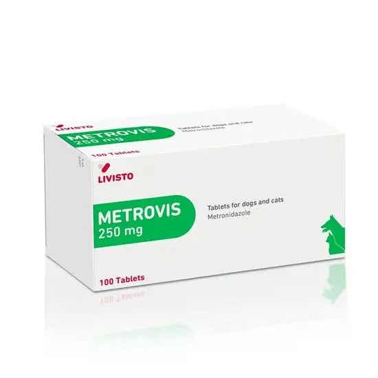 Metrovis Tablets for Dogs and Cats 250mg|Pet Drugs Online