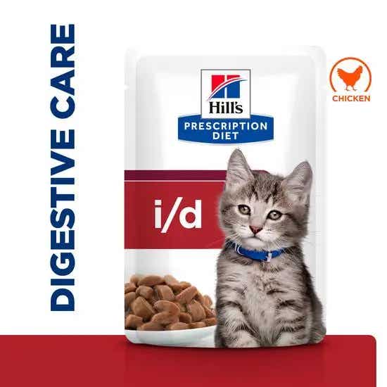 Hill's Prescription Diet i/d Digestive Care Kitten Wet Cat Food Chicken