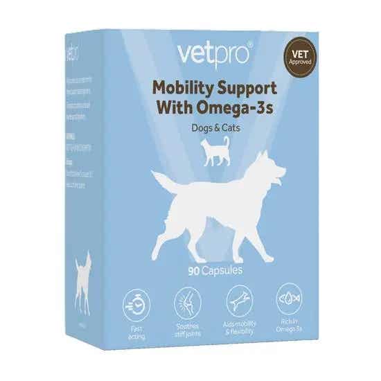 Vetpro Mobility Support Omega 3s Caps Cats & Dogs